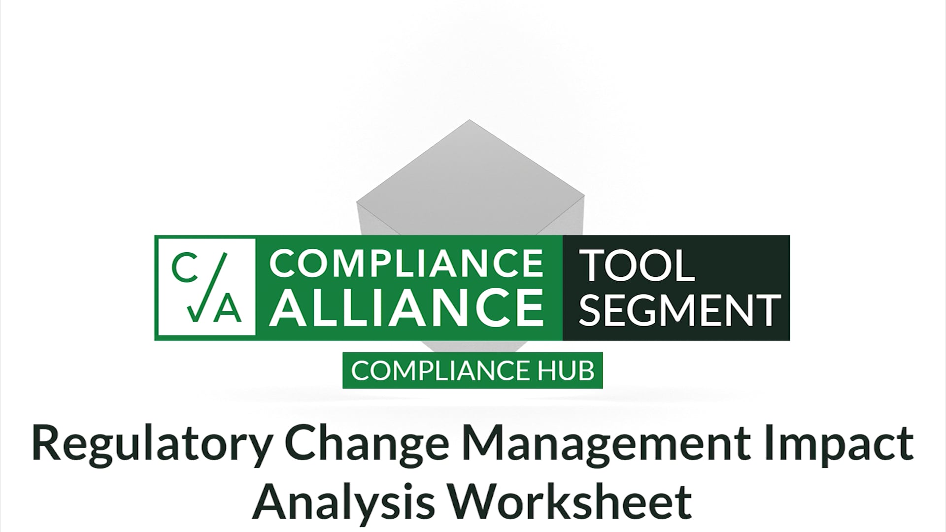 Regulatory Change Management Impact Analysis Worksheet | Compliance ...