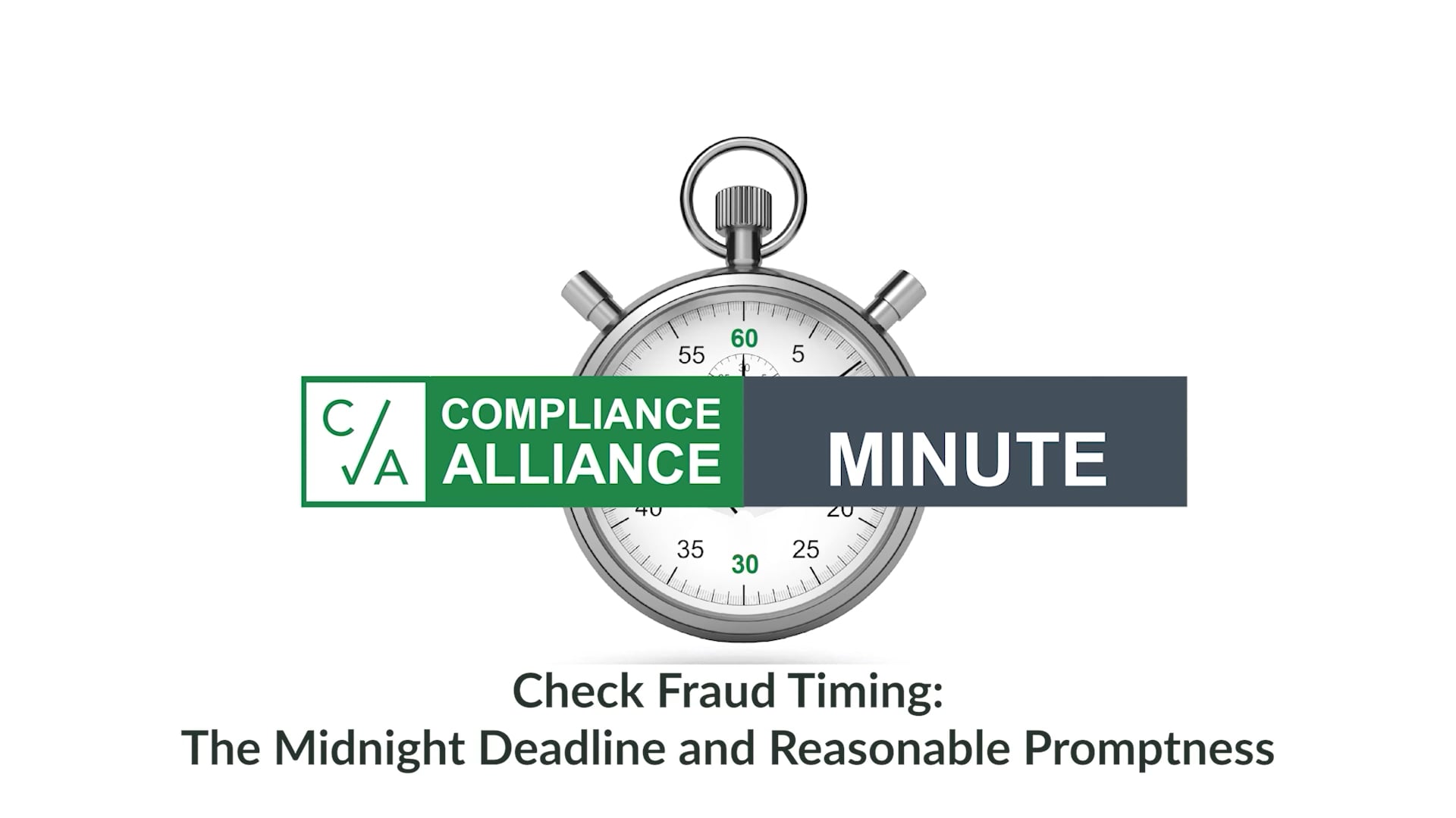 Check Fraud Timing: The Midnight Deadline and "Reasonable Promptness ...